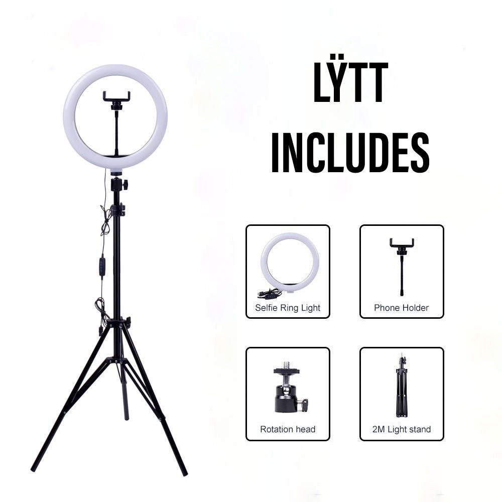 LŸTT Dimmable LED Ring Light – Conjuror's Cabinet